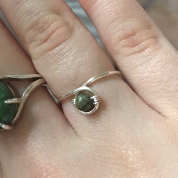 Music Note Ring, Treble Clef Ring, Adjustable Ring, Wire Wrapped Rings ...