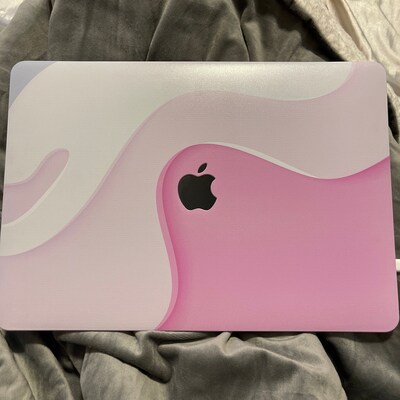 Pink Cream MacBook Shell Case Decal Cover for New MacBook M1 Pro 13 14 ...