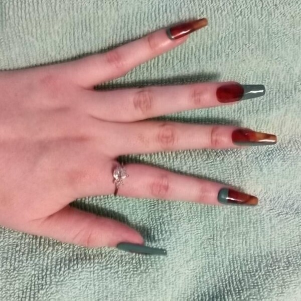 Blind Nail Box, Two/three Sets of Press-on Nails, Mystery Box, Gothic ...