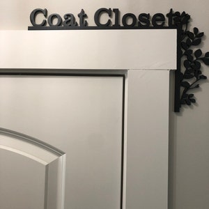 Home Decor Signs Laser Cut Door Topper Personalized Door | Etsy