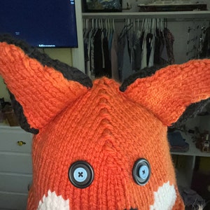 Childrens Hand Knit becky and wrath of Becky Fox Winter Hats - Etsy