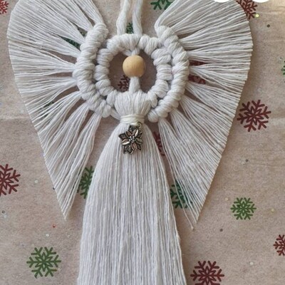 Macrame Communion/christening Mermaid 100% Cotton. Handmade ...