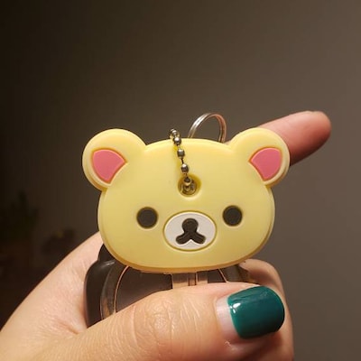 Anime Kawaii PVC Cat/bunny/chicken/bear Key Covers,key Cap Cover,kawaii ...