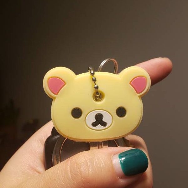 Anime Kawaii PVC Cat/bunny/chicken/bear Key Covers,key Cap Cover,kawaii ...