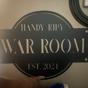 Metal Monogram Sign, Custom Metal Sign, Metal Name Sign, Initial Sign ...