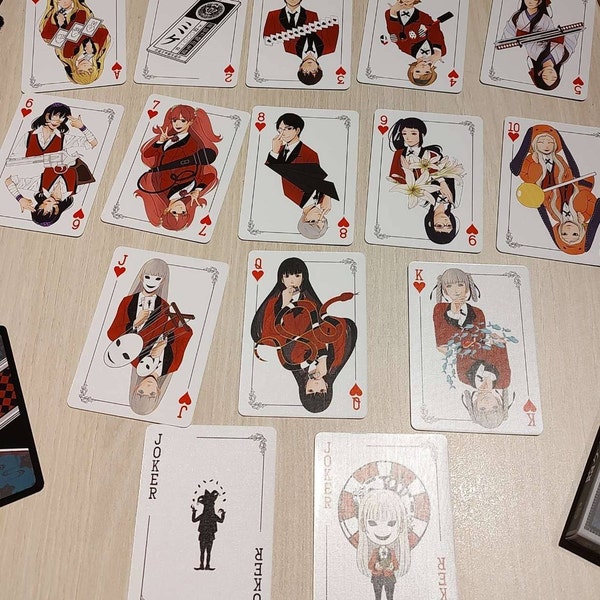 Kakegurui Playing Cards 54-card Deck - Etsy