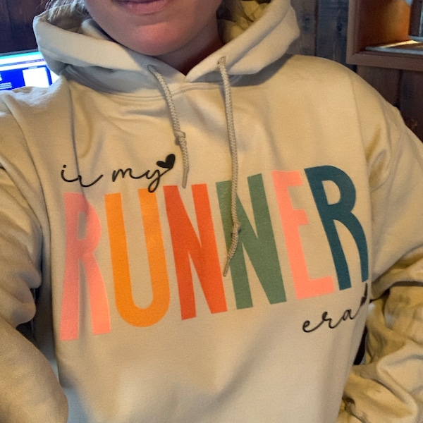In My Runner Era Sweatshirt, Funny Runner Sweater and Hoodie, Funny ...
