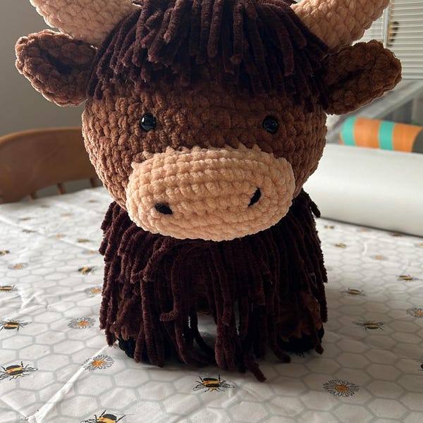 Highland Cow Crochet Pattern, Amigurumi Crochet Pattern, Highland Cow ...