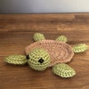 Crochet Turtle Coaster PDF PATTERN - Etsy