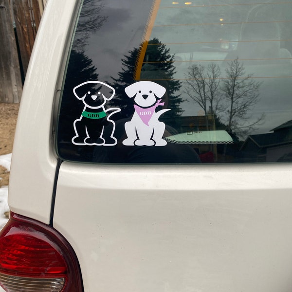 Labrador Retriever Vinyl Decal - Outline - Etsy