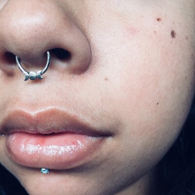 Moon Phase Septum, Witchy Septum, Moon Body Jewelry, Boho Nose Ring ...
