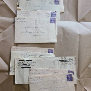 Vintage WWII 1941 US Navy Air Mail Envelope USS Goff - Etsy