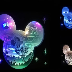 LIGHTBOX MICKEY FANTASIA - Etsy