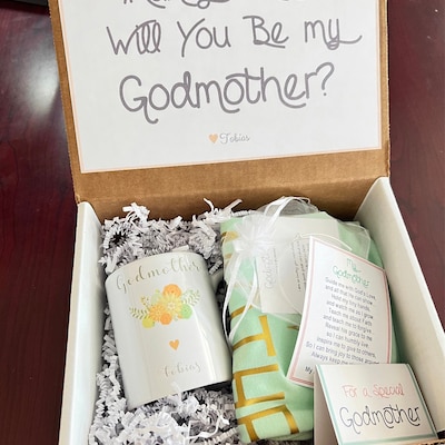 Godmother Box Personalized Godmother Gift Will You Be My Godmother Box ...