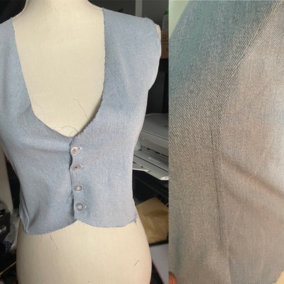 Cropped Waistcoat Sewing Pattern, Short Waistcoat, Ladies Vest, Women ...