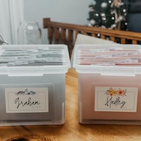 Printable Milestone Tote Labels | Instant Download | School File Box ...