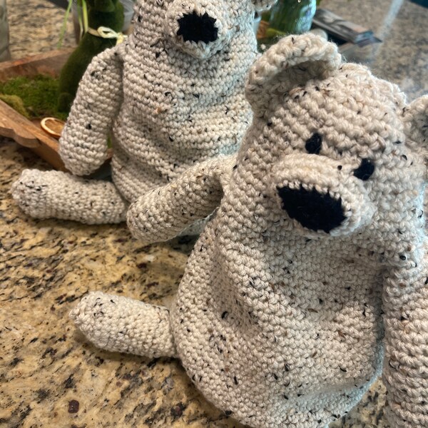 Crochet Pattern, Chunky Benji the Bear, Step by Step US Terms DIY ...