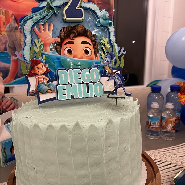 Luca Cake Topper, Luca Topper, Luca Birthday, Luca Birthday Decoration ...