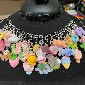 Cute Charm Mix 25 or 50 Pc Variety of Animal Food Kawaii Cabochon ...
