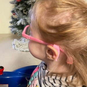 Black Stay Puts Ear Lock for Kids Glasses or Adult Glasses to Prevent ...