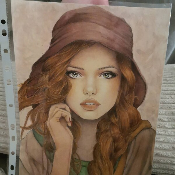 Deep Gaze - Premium Adult Coloring Pages - 3 Digital Printable Instant ...