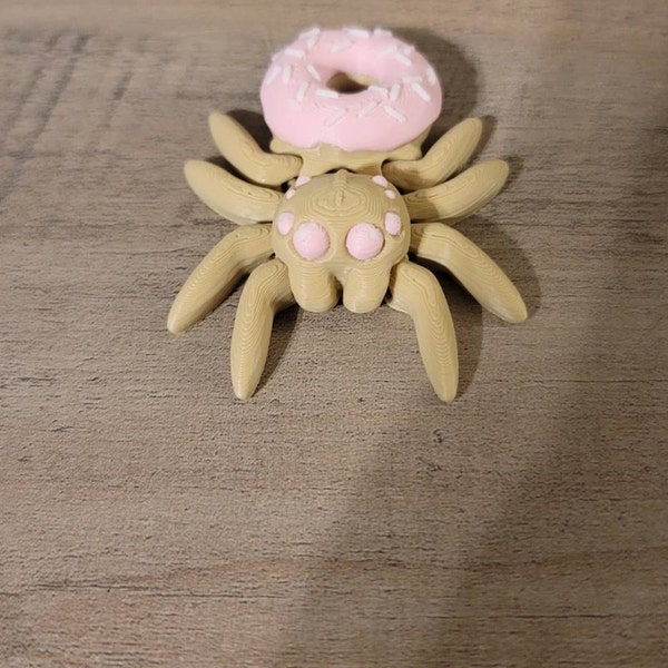Sweet Articulated Donut Spider - Etsy