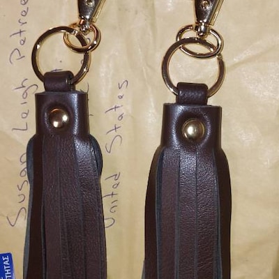 Mens Leather Keychain, Unisex Leather Keychain, Womens Leather Keychain ...