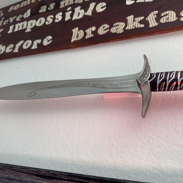 Hidden Sword Hanger - Single Rectangle for Rapier, Dagger, Smallsword ...
