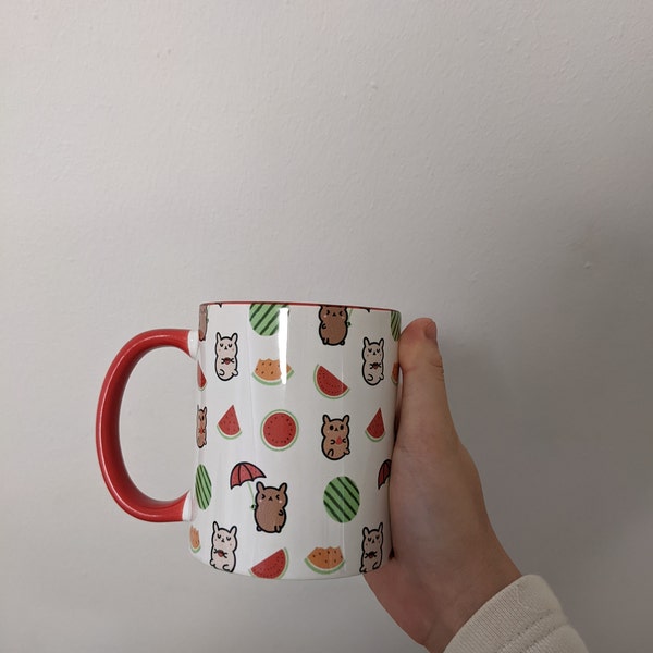 Strawberry Mugs Fruit Berry Ceramic Coffee Mug, Cute Fruit Mug, 21st ...