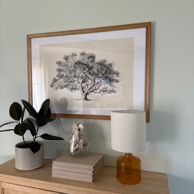 Printable Cedar of Lebanon Tree Sketch, Vintage Tree Drawing Enhanced ...