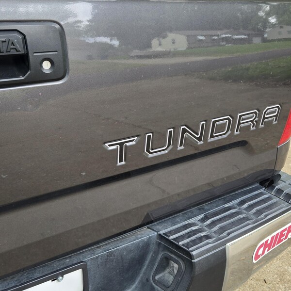 Domed 3D Raised Letters Inserts Compatible With TRD Pro Skid Plate ...