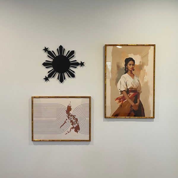 Baybayin Metal Wall Art, Tadhana, Filipino Wall Art, Philippines Gift ...