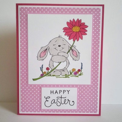 Lotv Digi Stamp GC Little Friends Rabbit With Daisy, Jpg, Birthday ...