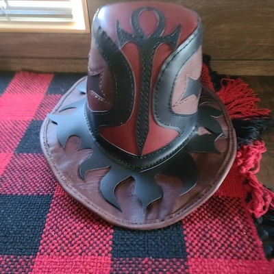 Leather Hat Pattern PDF the Vampire Lord Hat by Leatherhubpatterns - Etsy