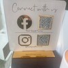 Mini QR Display Sign - Etsy