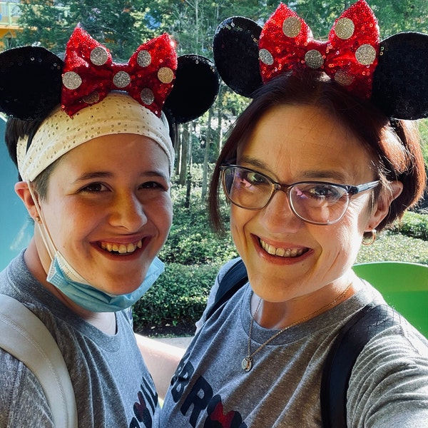 Red Polka Dot Minnie Ears, Minnie Mouse Ears, Polka Dot Minnie Ears ...