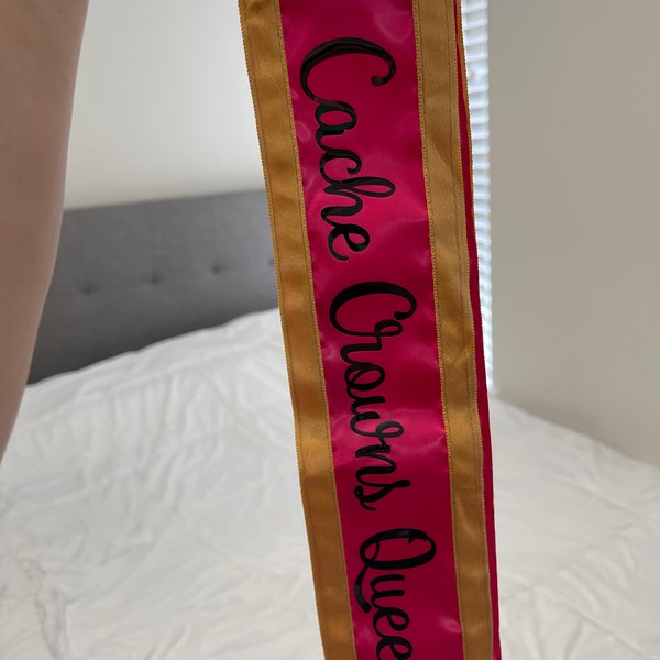 Personalized Lace Sash Custom Lace Sash Pageant Lace Sash Customize ...