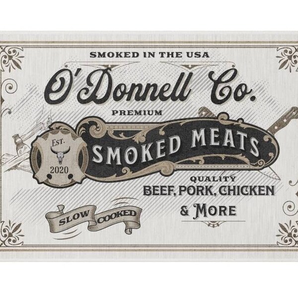 Grill Mat Personalized Outdoor Rug for Dad's BBQ Smoker Backyard BBQ ...