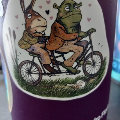 Shrek and Donkey X Frog and Toad Sticker - Etsy