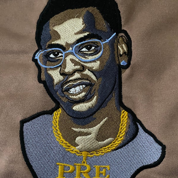 Rapper #4 Embroidery File Multiple Size Dst,jef,pes,xxx,vp3,hus,sxp,csd ...