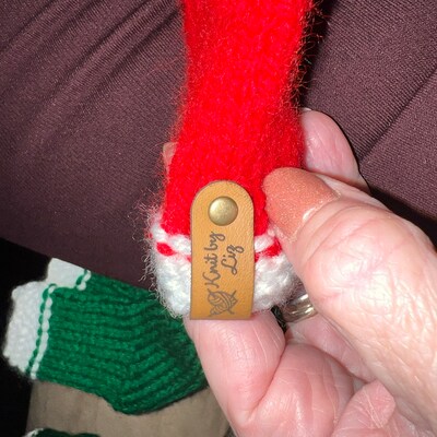 Custom Knitting Tags Set of Personalized Faux Leather Labels for ...