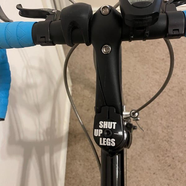 Forget Your Worries Just Ride Bike Stem Cap With Bolt, Gift for ...