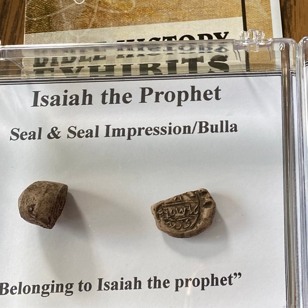Isaiah the Prophet's Seal & Impression/bulla Recreation - Etsy