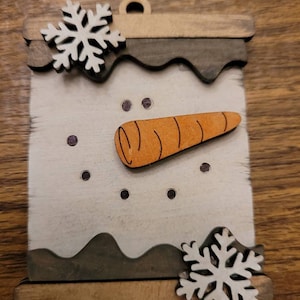 Santa, Nerdy Reindeer, Gingerbread Man, DIY Kit or Hand-painted ...