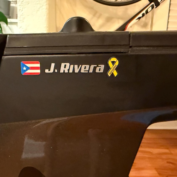 10x Cyclist Name Waterproof Sticker, Husband Gift for Cyclist Name on ...