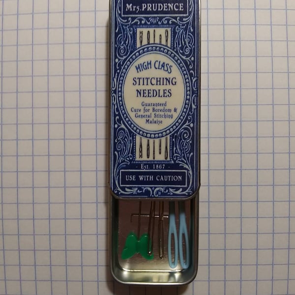 Magnetic Sewing Needle Case Needle Slider Case Mrs Prudence Stitching ...