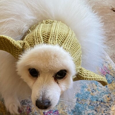 Panda Dog Snood Knit Crochet Dog Hat Easter Dog Costume Ear Warmer - Etsy