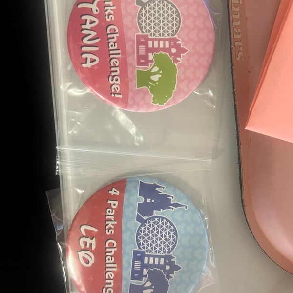 Disneyland Sign Birthday 3" Pin Button - Disney Sign Birthday - Walt ...