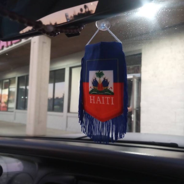 Haiti/haitian Flag Mini Banner - Etsy