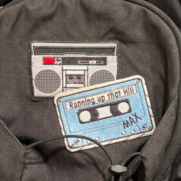 Retro Boombox Stereo Player Patch Embroidered Iron on EB1 - Etsy
